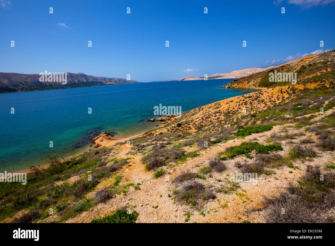 Island of Pag in Croatia Stock Photo - Alamy