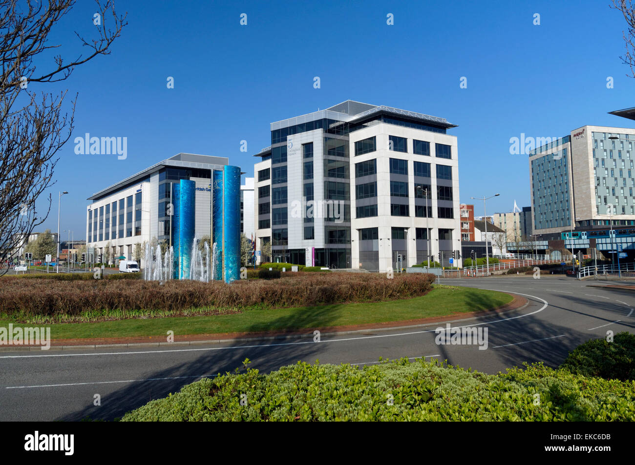 British Gas office, Callaghan Square, Cardiff, Wales Stock Photo - Alamy