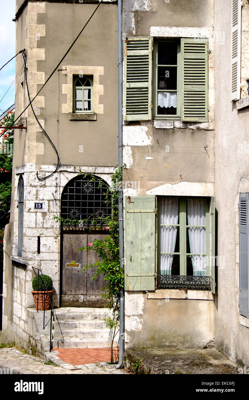 Town centre of Beaugency, France Stock Photo - Alamy