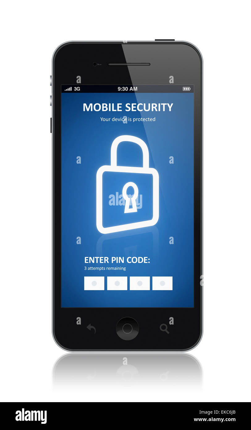 Mobile security concept Stock Photo - Alamy