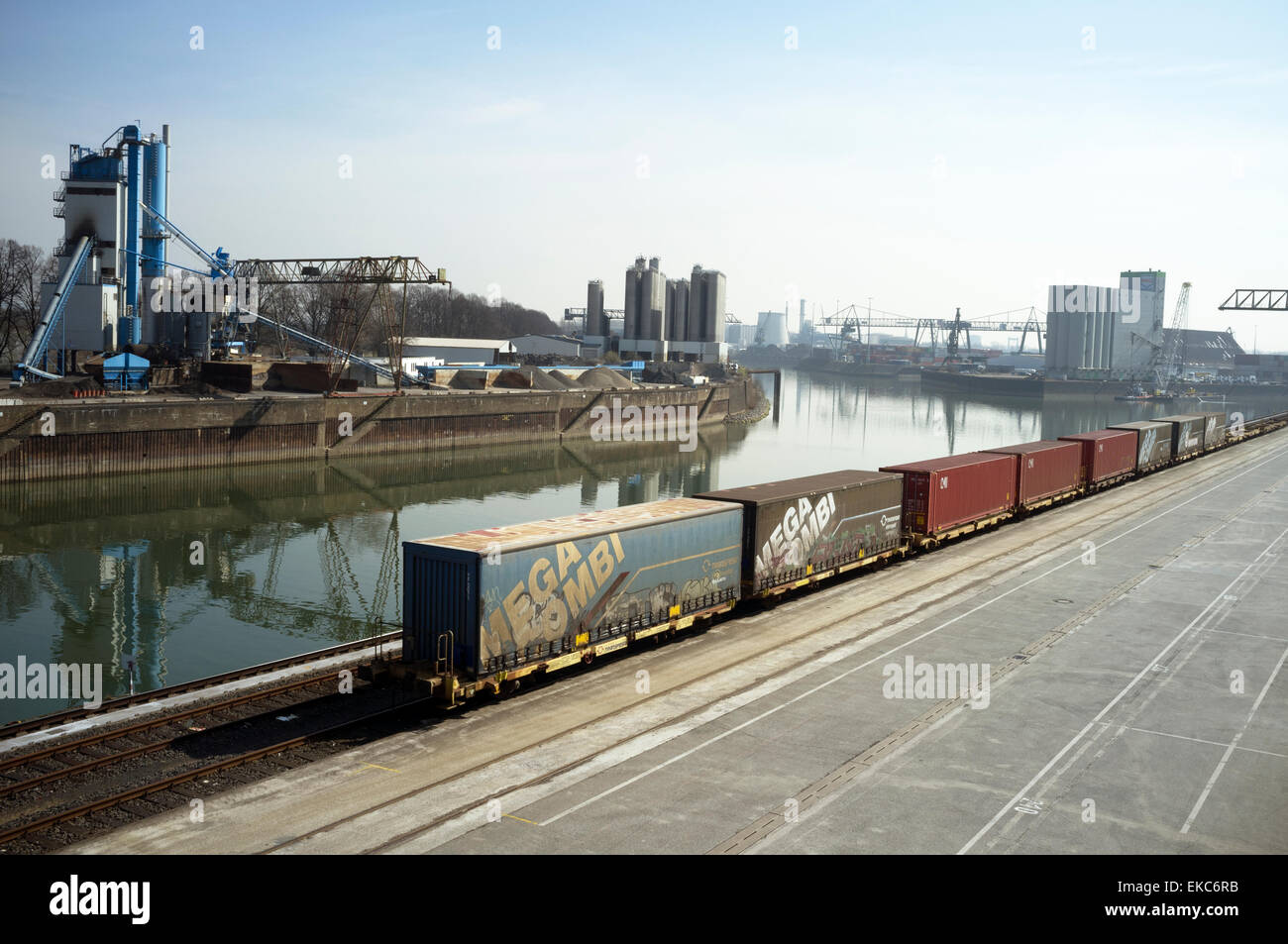 Niehl docks, Cologne, Germany Stock Photo - Alamy