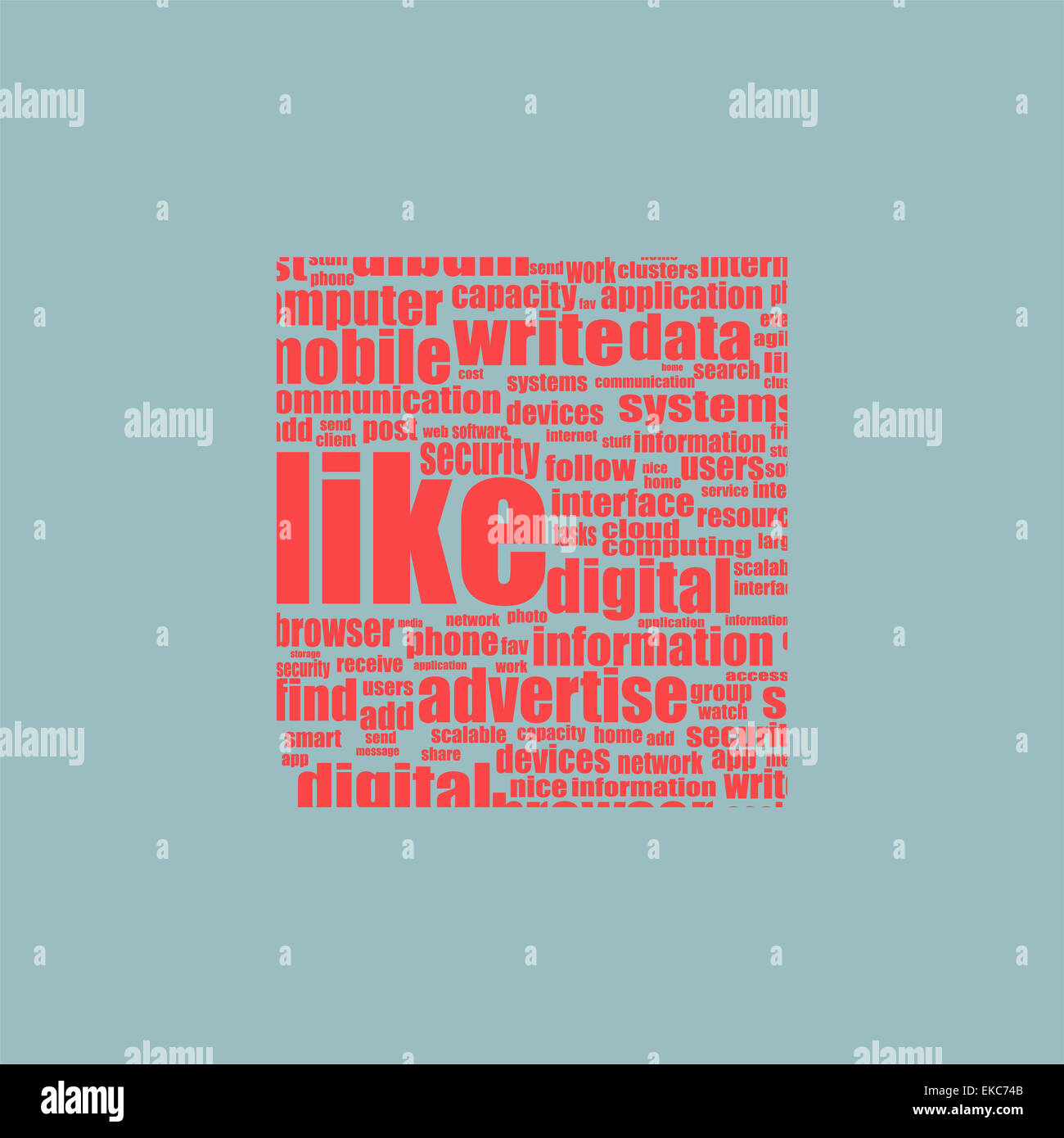 Like concept background Stock Photo - Alamy