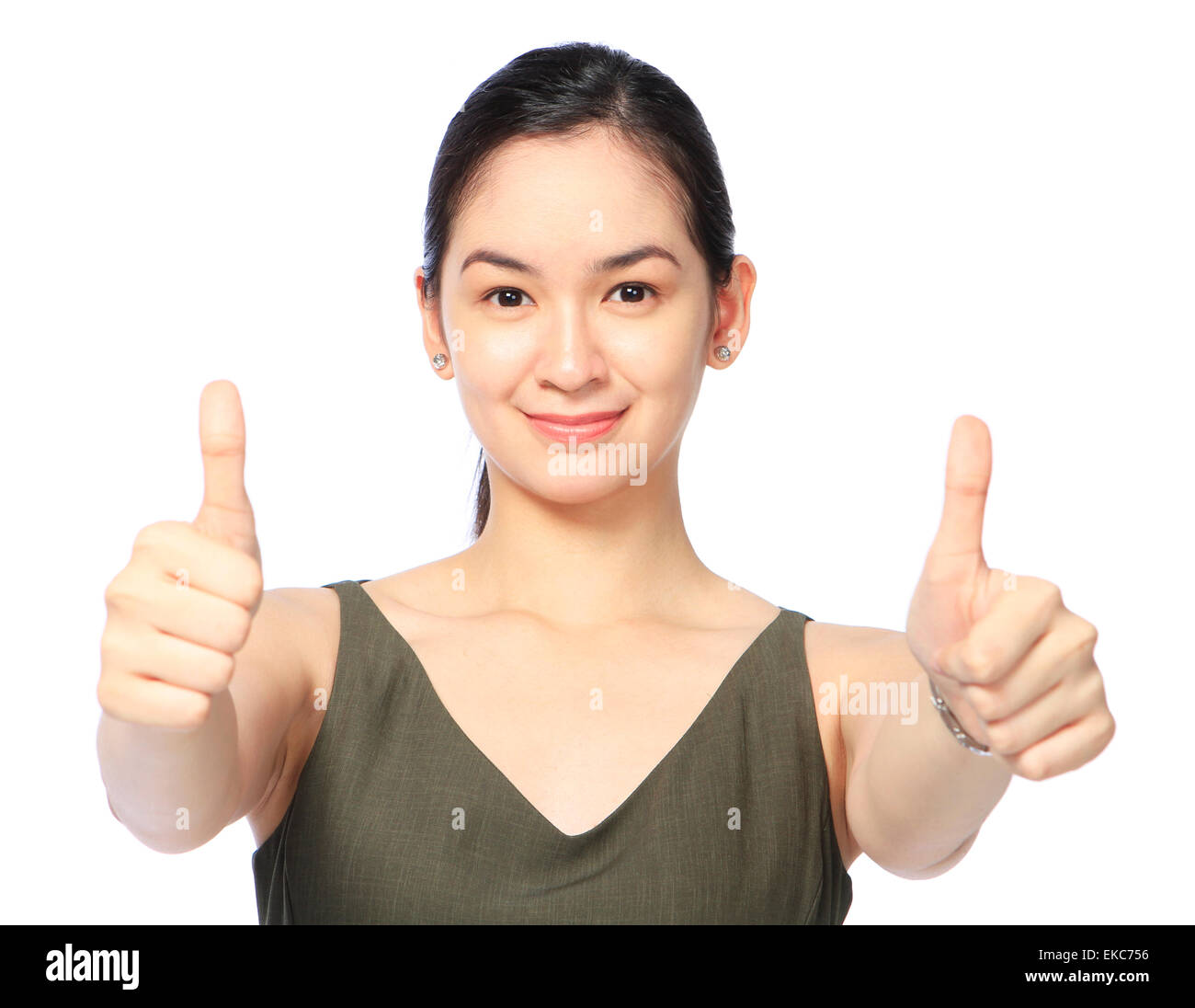 Two Thumbs Up! Stock Photo - Alamy
