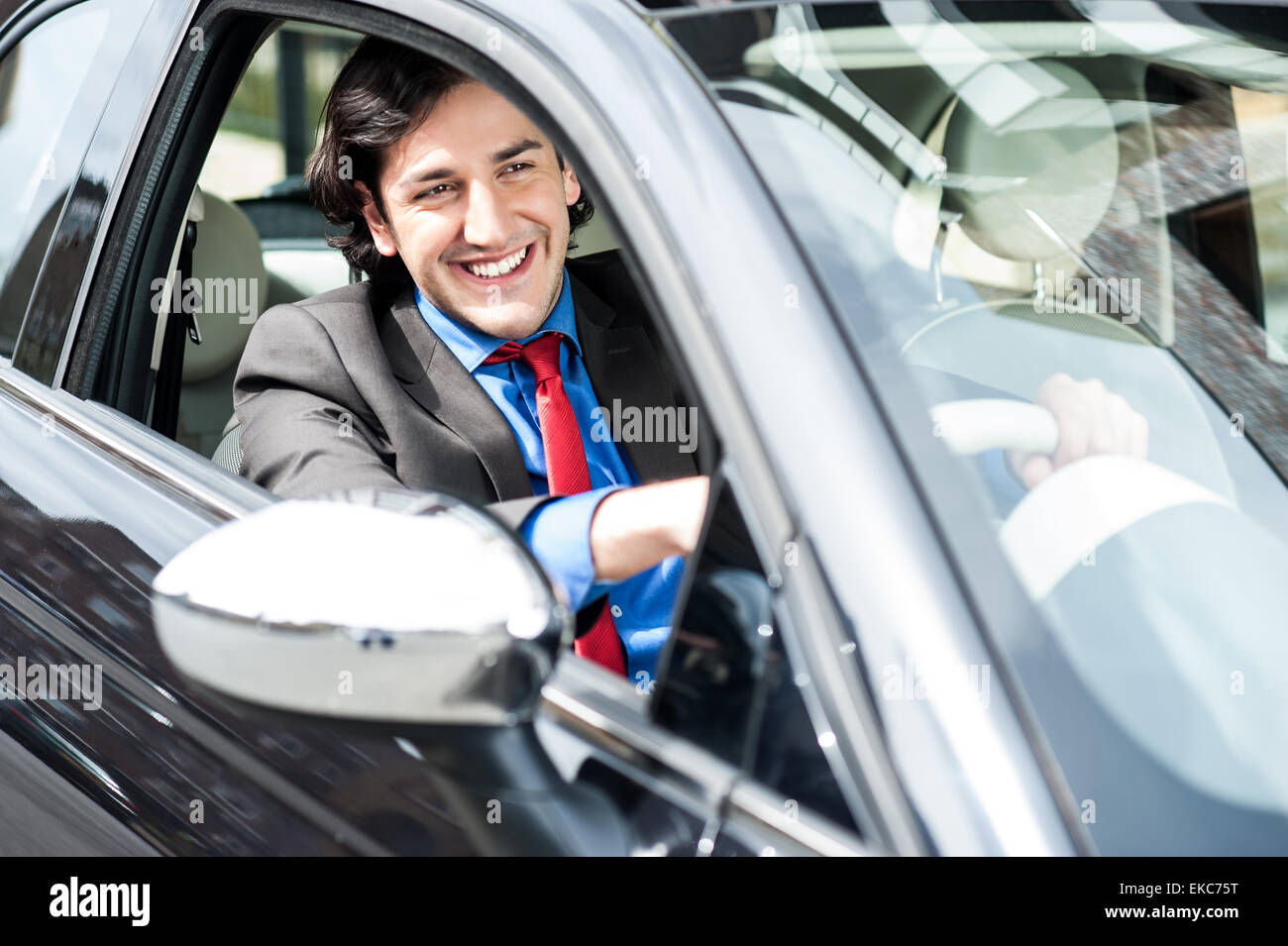Man driving luxurious car hi-res stock photography and images - Alamy
