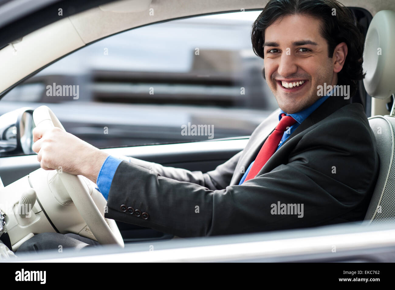 Man driving luxurious car hi-res stock photography and images - Alamy