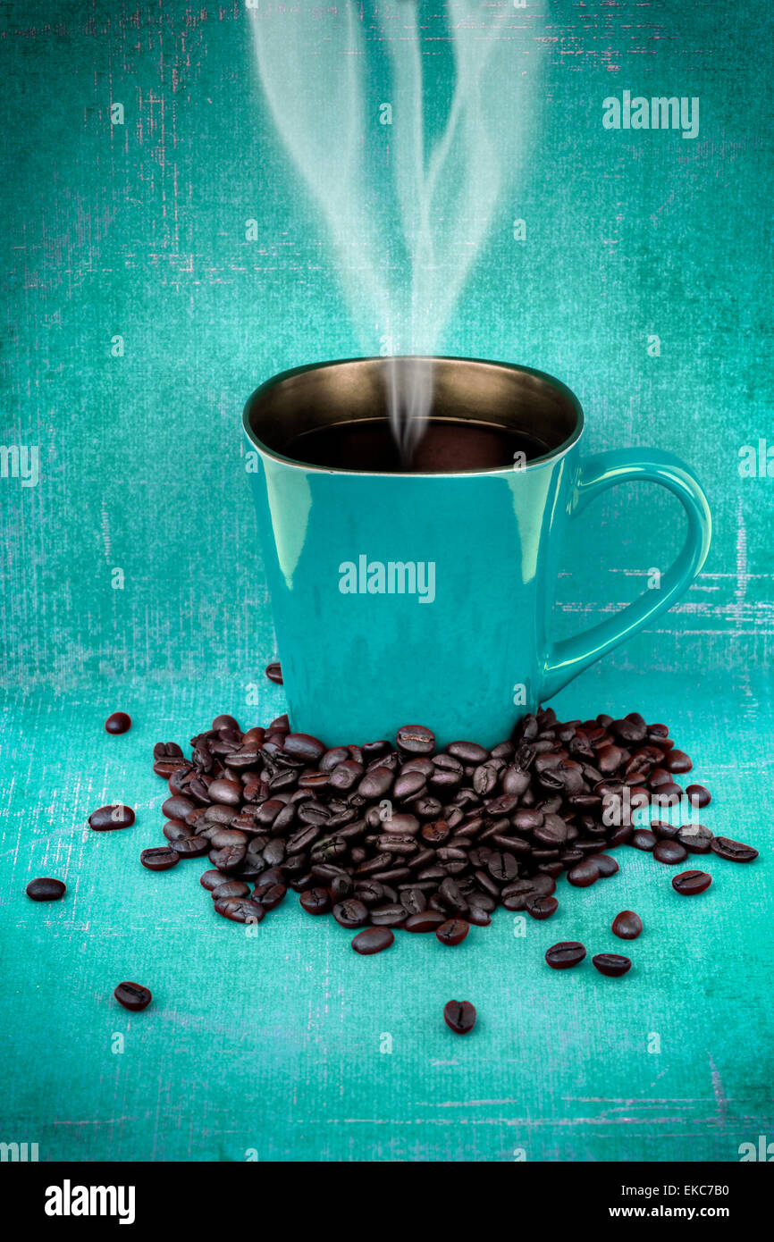 Blue and coffee color hi-res stock photography and images - Alamy