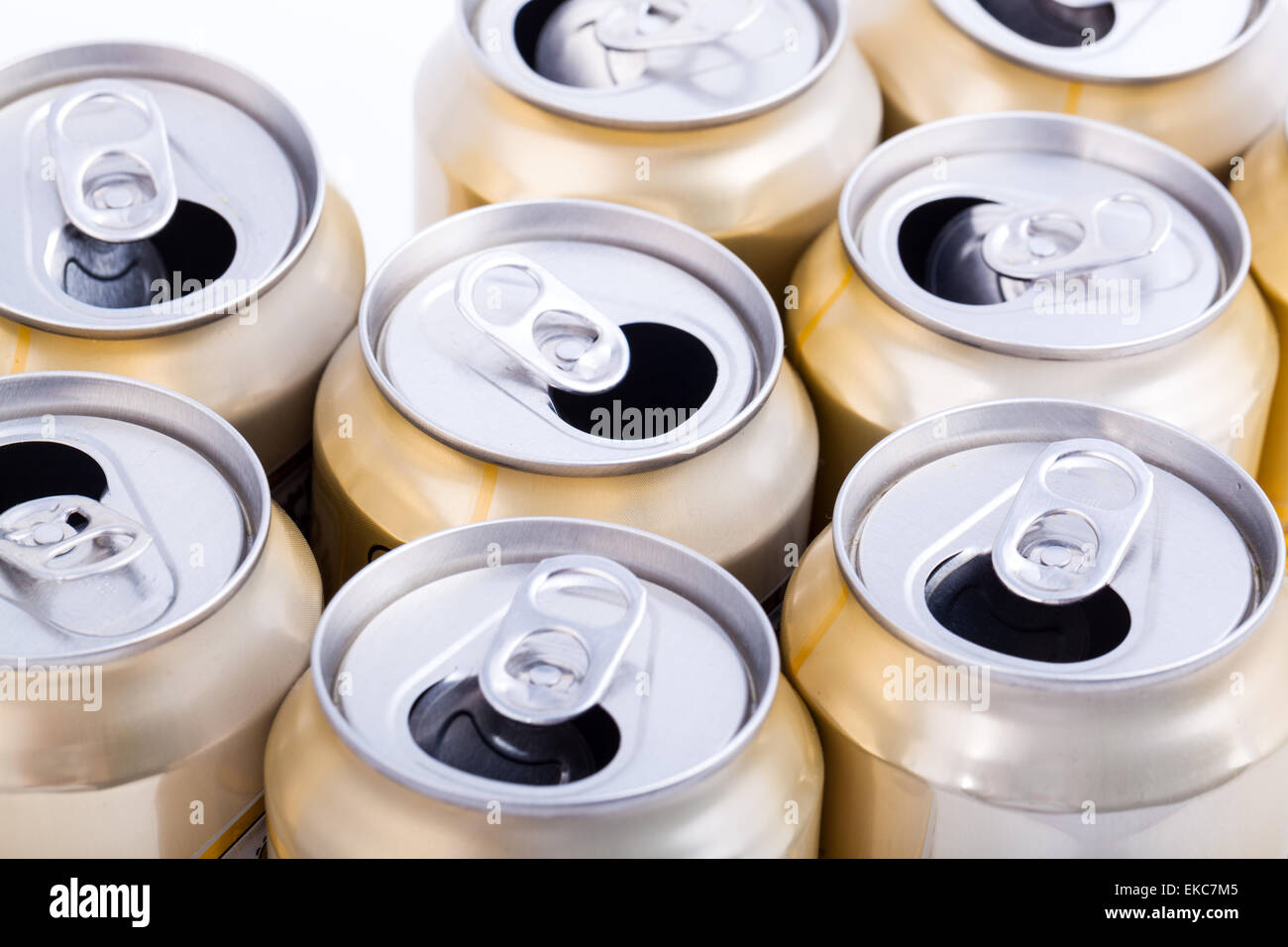 Aluminum beer cans Stock Photo - Alamy