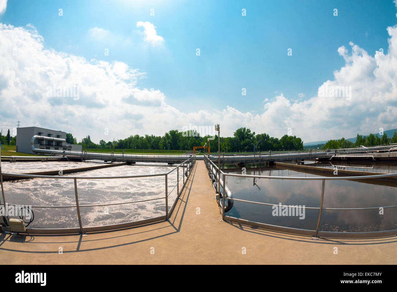 Water cleaning facility Stock Photo - Alamy