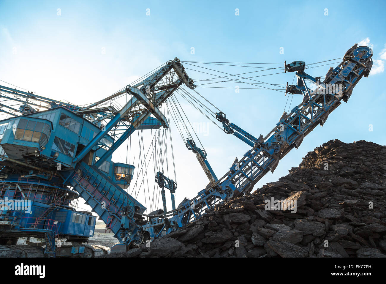 Mining machinery in the mine Stock Photo - Alamy