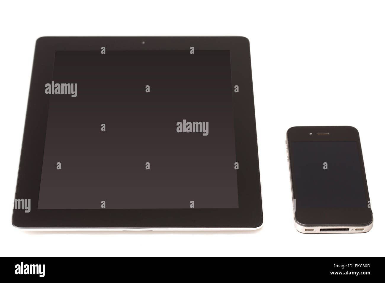 Touch pad device and cellphone Stock Photo - Alamy