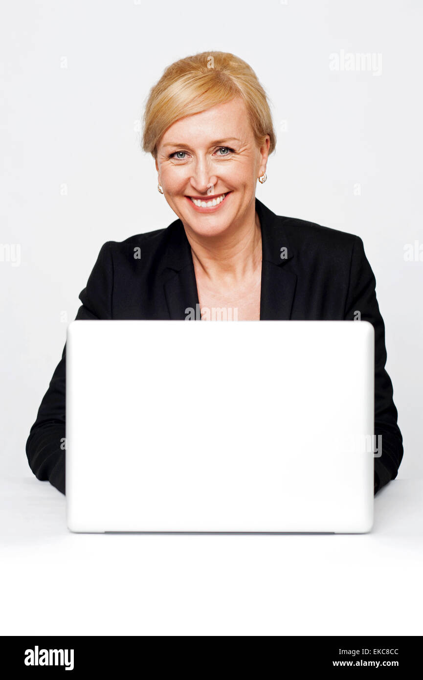 Working lady isolated on hi-res stock photography and images - Alamy