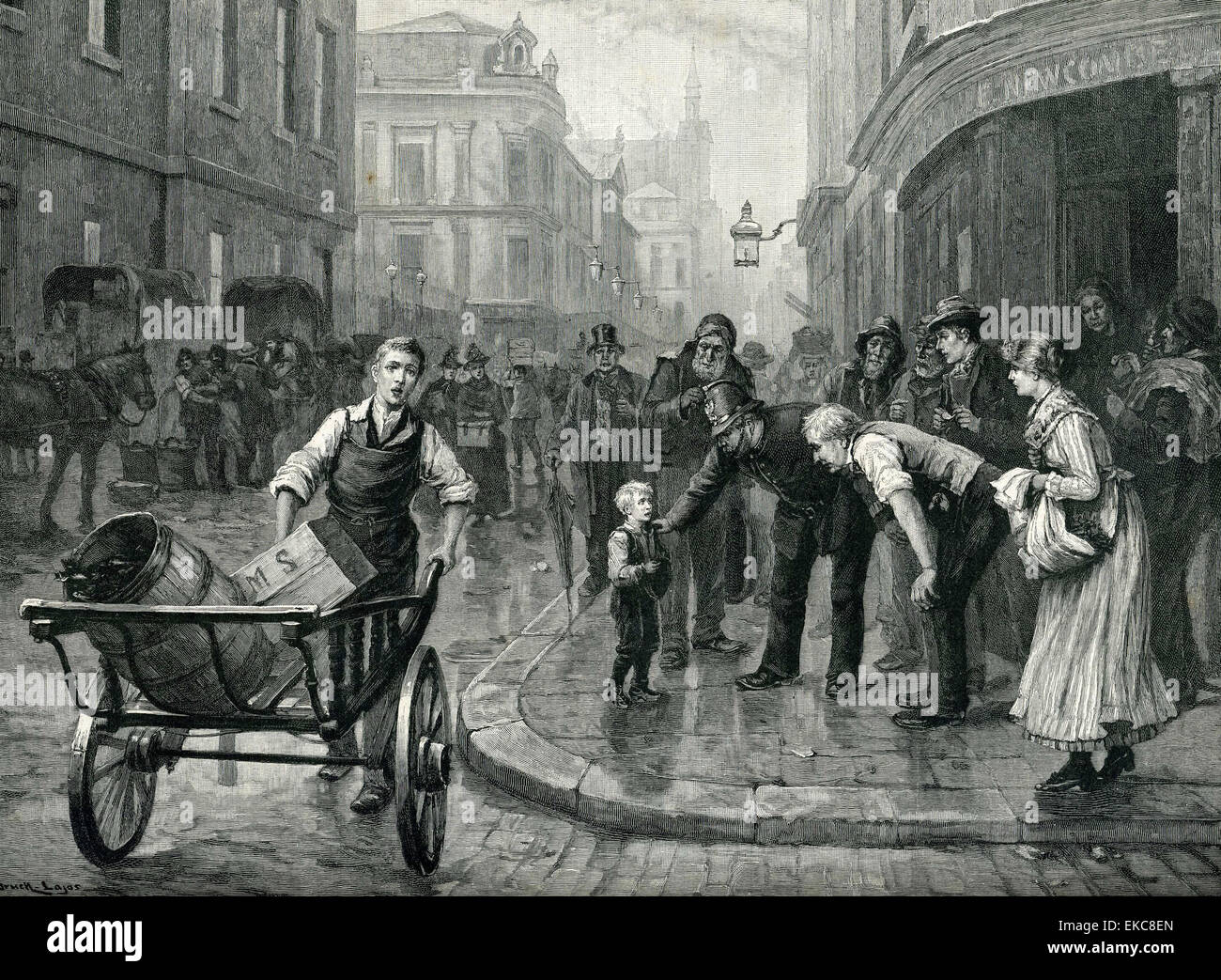 Painting by victorian child hi-res stock photography and images - Alamy