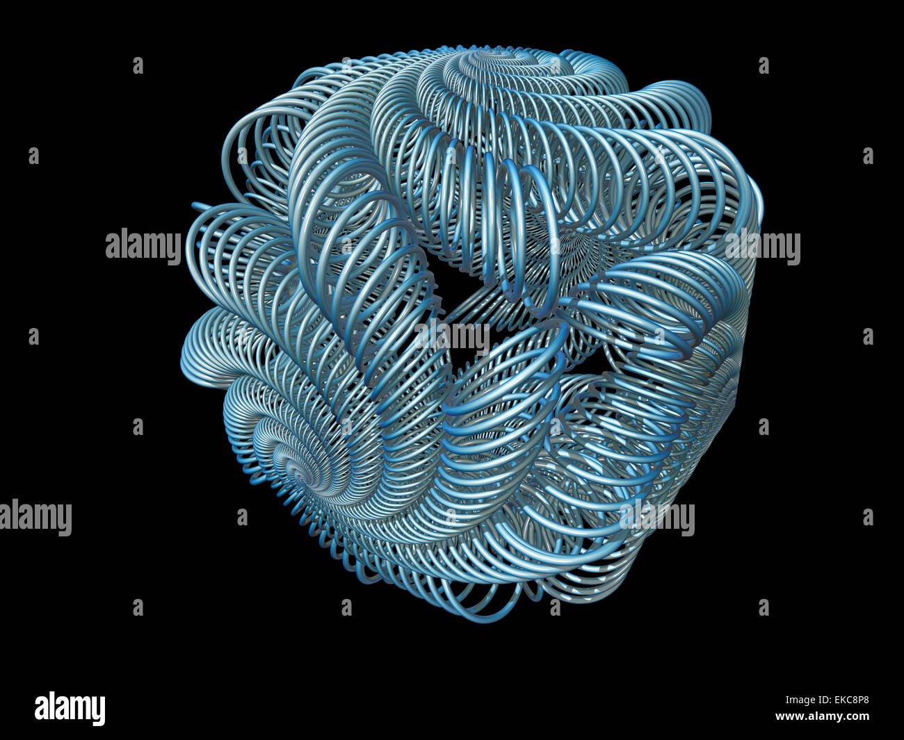 Rings of Fractal Technology Stock Photo - Alamy