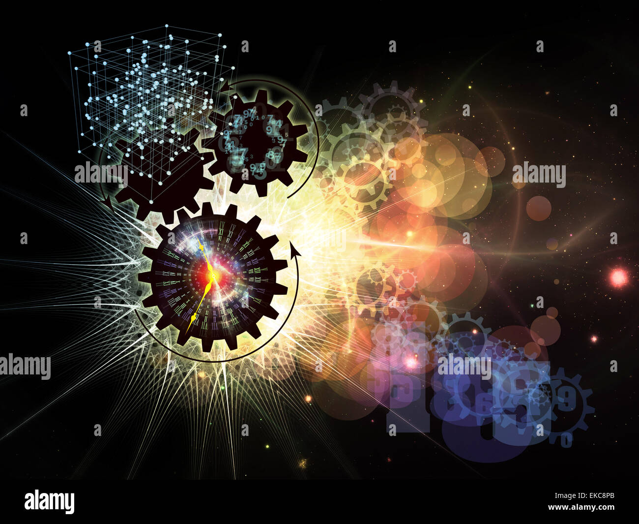 Gears of Technology Stock Photo - Alamy