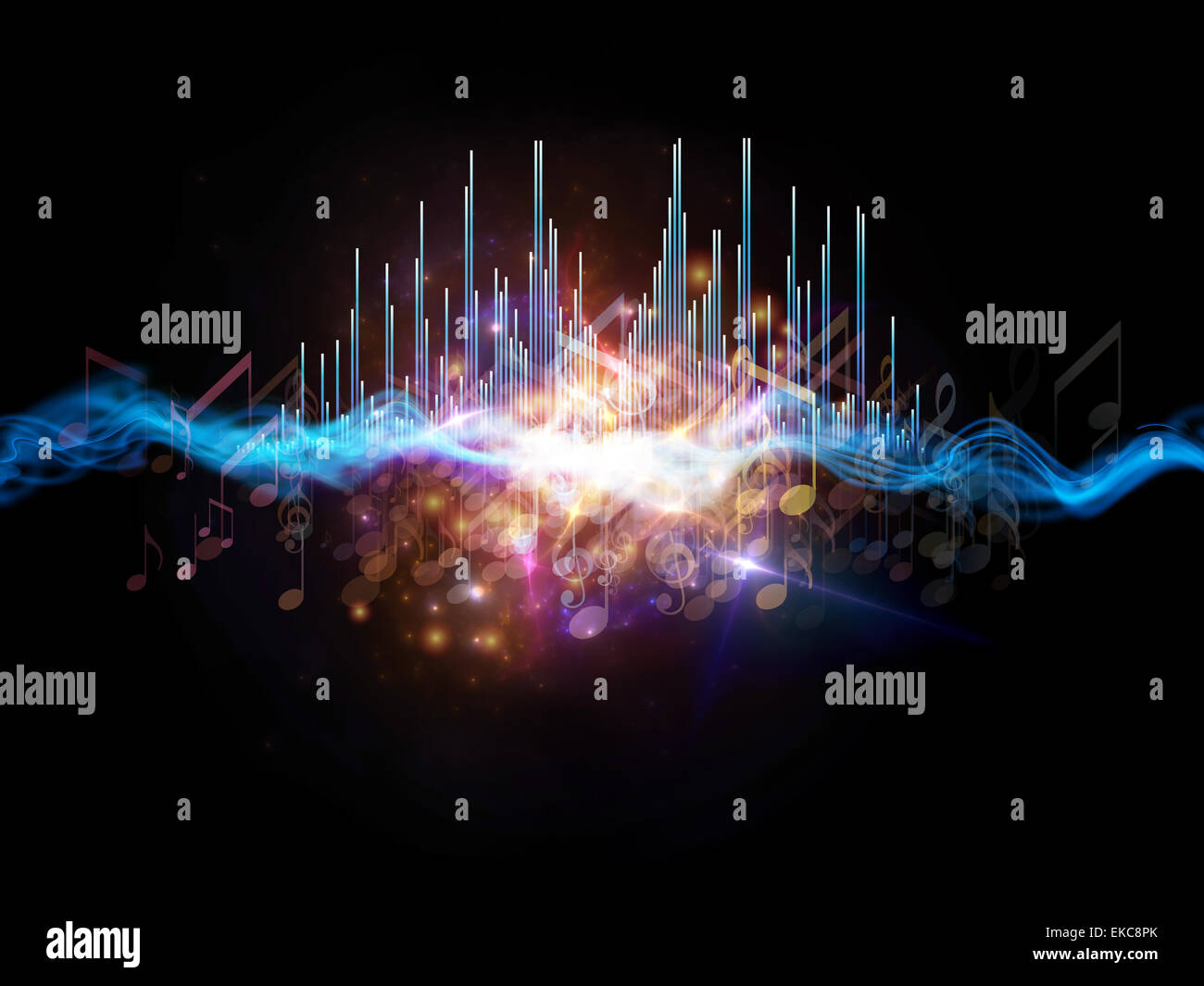 Colors of Music Stock Photo - Alamy