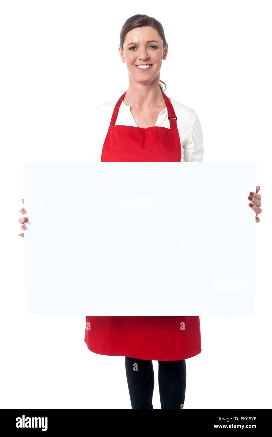 Woman wearing with ad board hi-res stock photography and images - Alamy