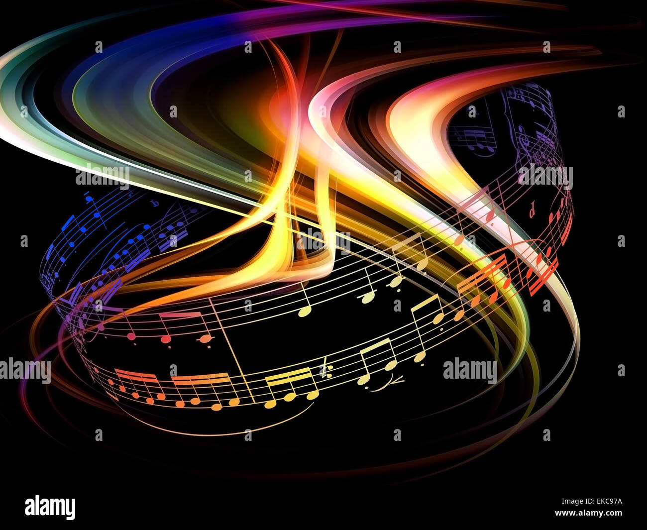 Dynamic Music Abstract Stock Photo - Alamy
