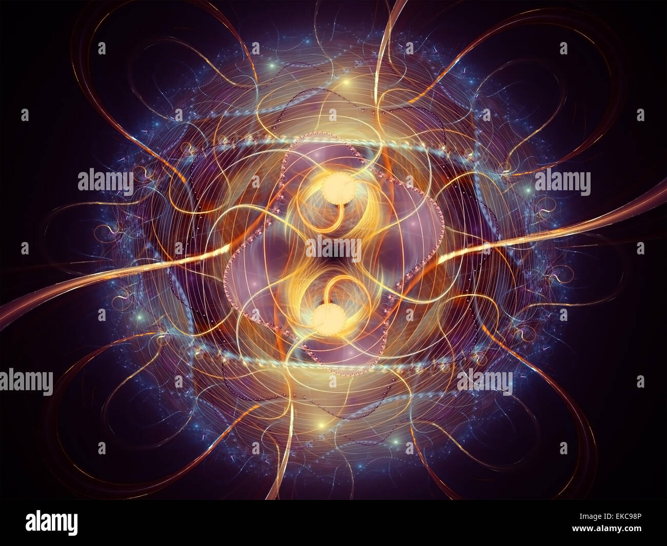 Abstract Deep-Sea Fractal Wallpaper Stock Photo - Alamy