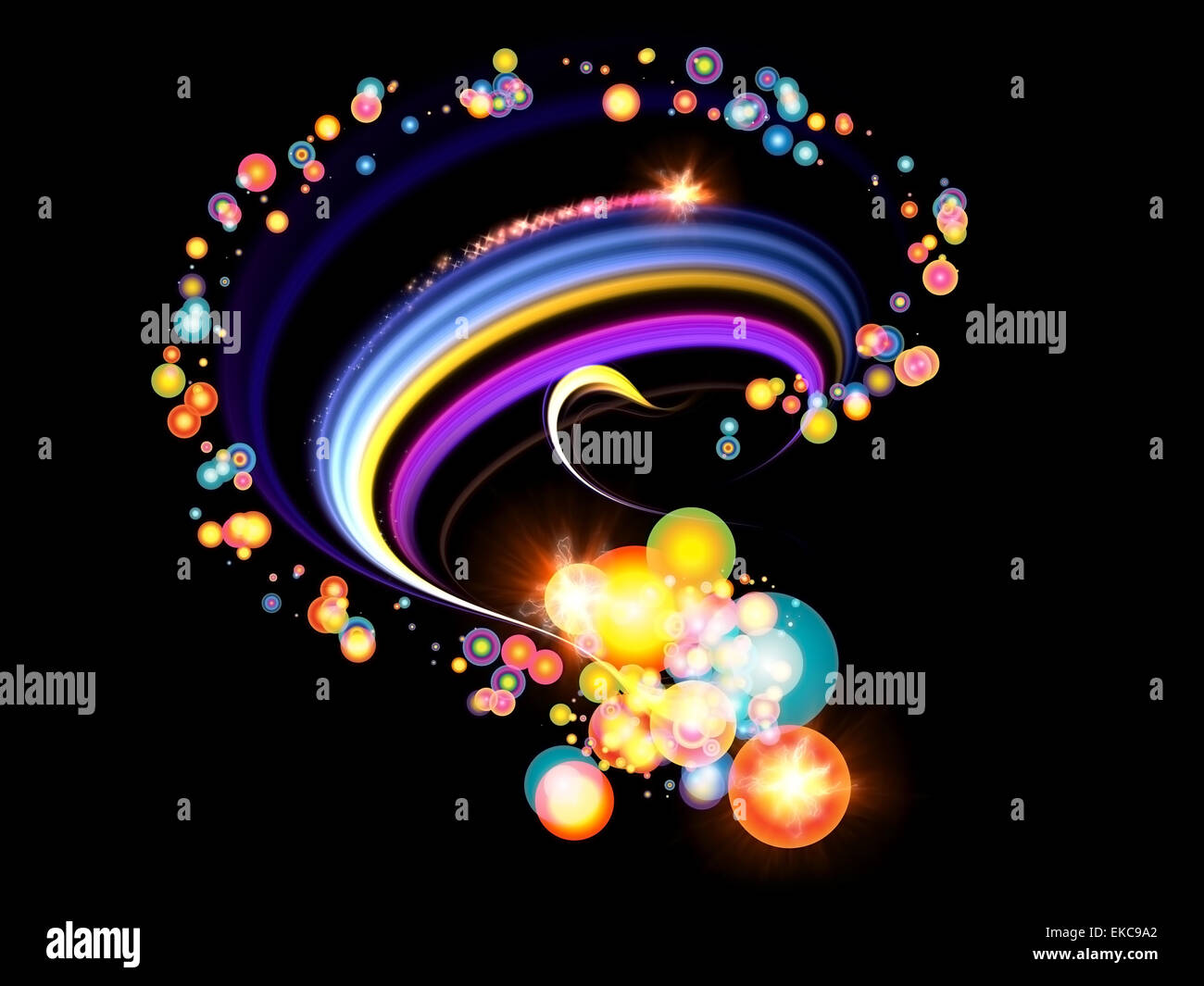 Explosive Color Burst Stock Photo - Alamy