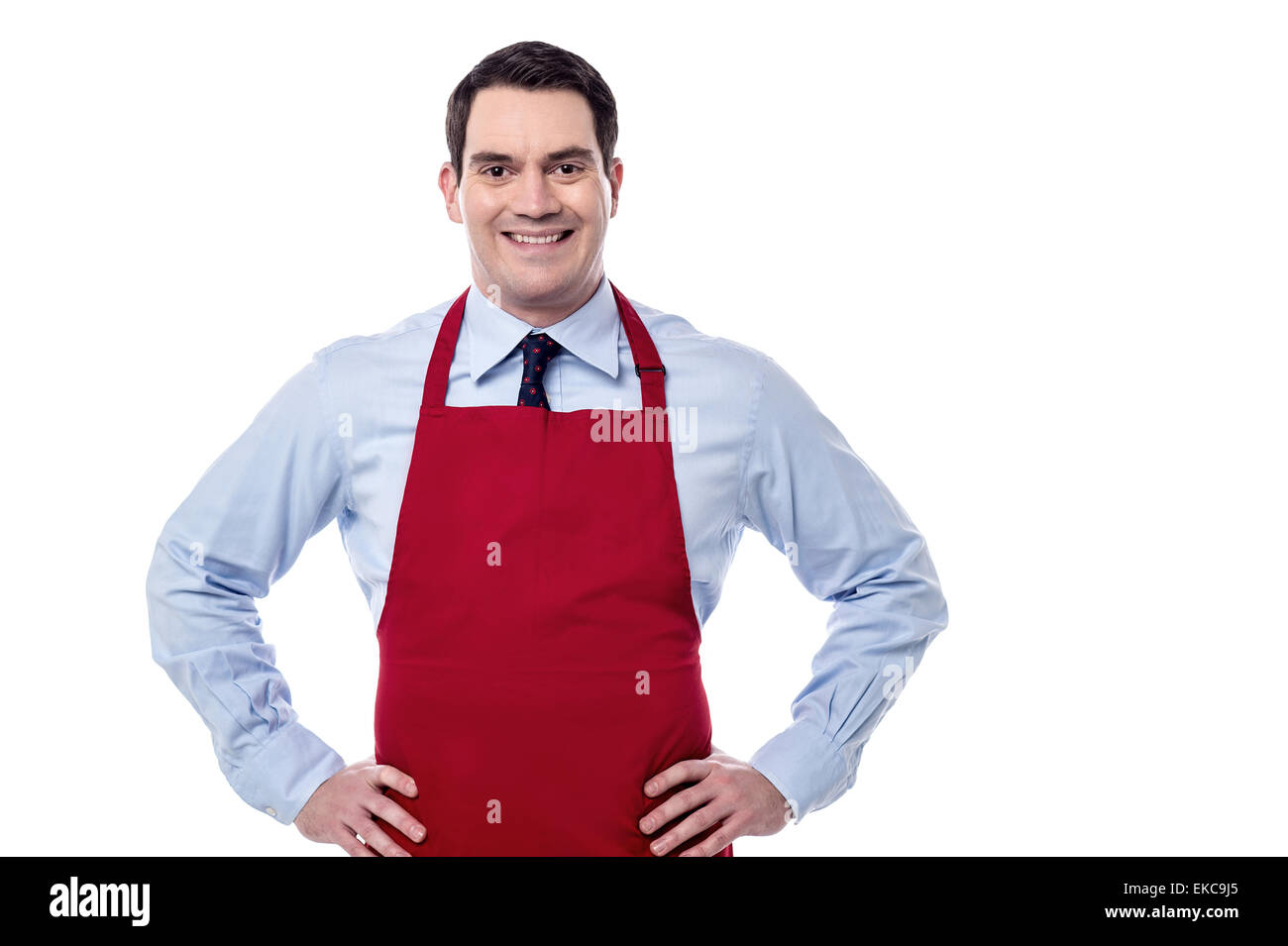 I am the restaurant manager Stock Photo - Alamy