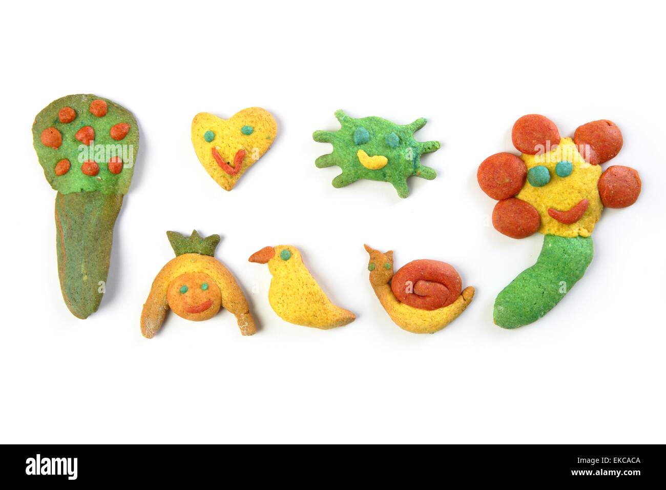 colorful multicolor funny biscuits shapes Stock Photo - Alamy