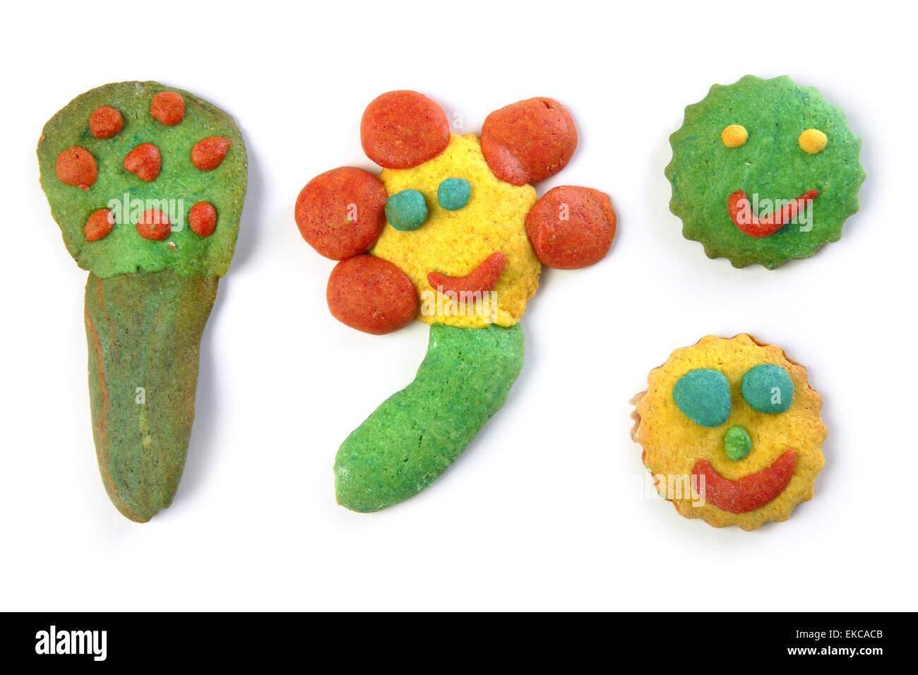 colorful multicolor funny biscuits shapes Stock Photo - Alamy