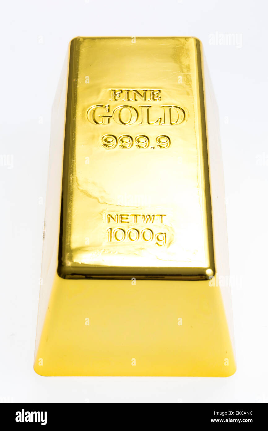 Gold bar, gold bullion, gold ingot Stock Photo - Alamy