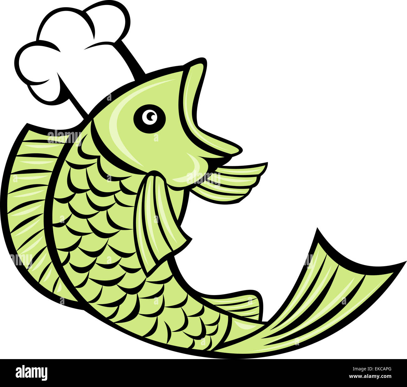 fish cook chef baker Stock Photo - Alamy