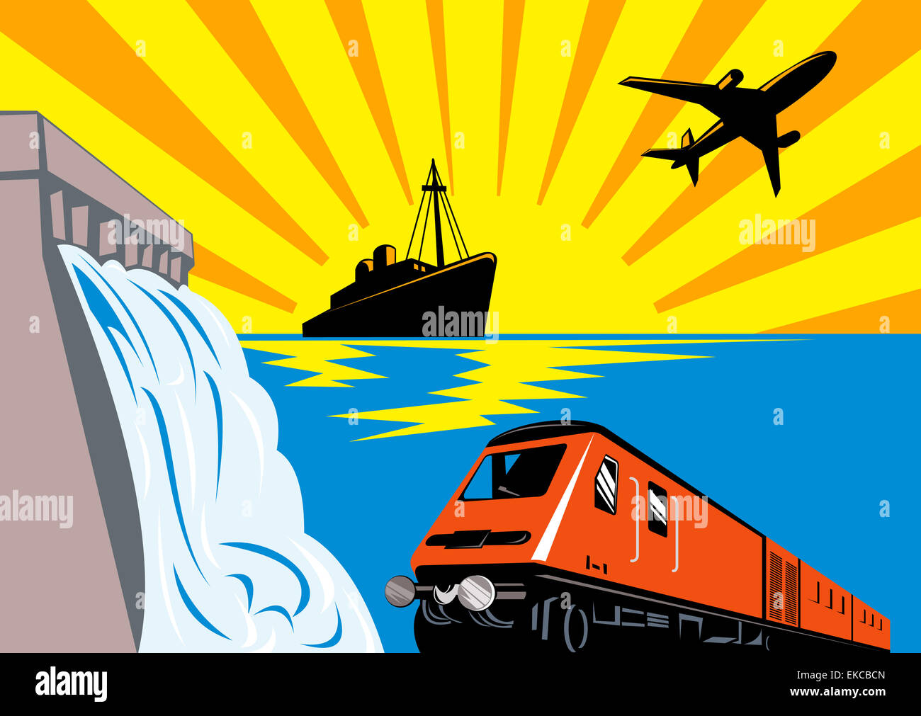 Jumbo train hi-res stock photography and images - Alamy