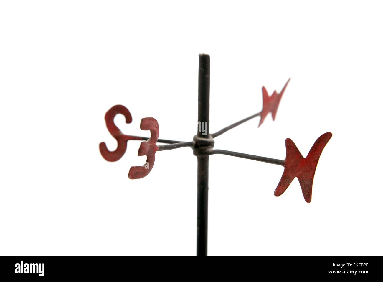 Cardinal direction indicator Cut Out Stock Images & Pictures - Alamy