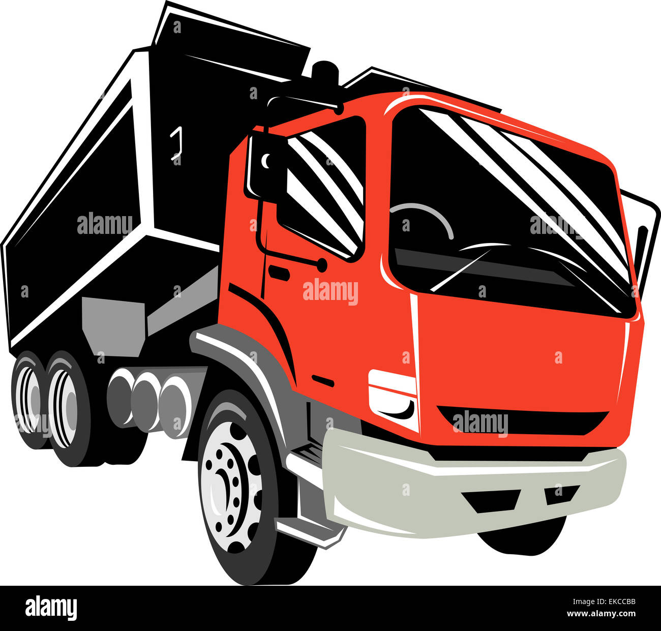 tipper dump truck lorry Stock Photo - Alamy