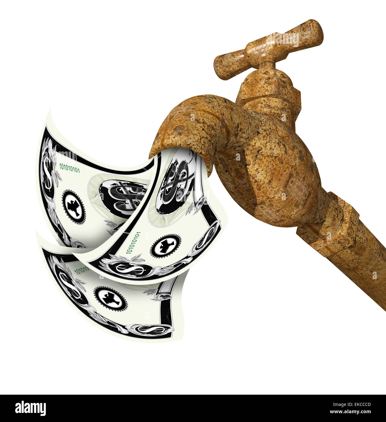 Water tap money hi-res stock photography and images - Alamy