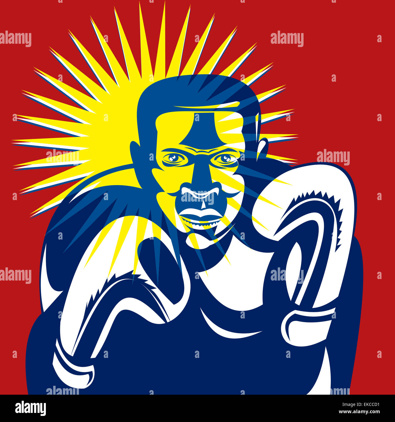 Boxer posing hi-res stock photography and images - Alamy