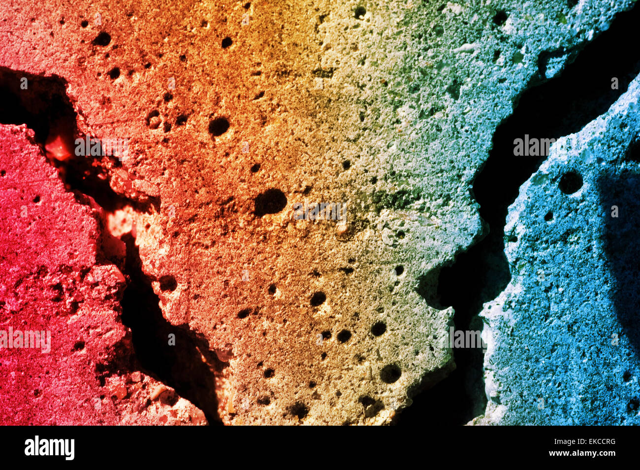 Abstract texture of a colorful concrete wall Stock Photo - Alamy