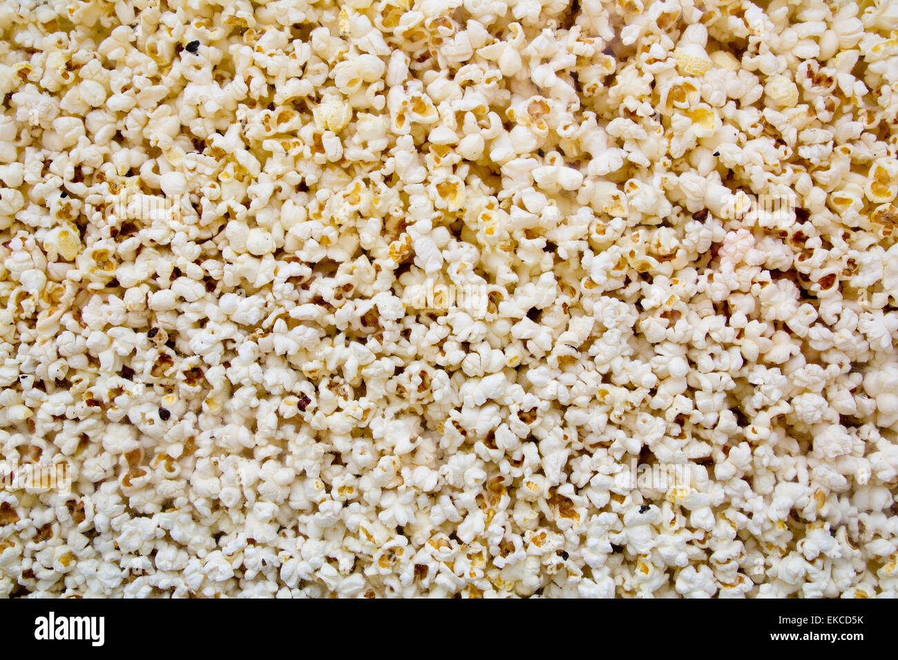 Corn popcorn texture view from glass Stock Photo - Alamy