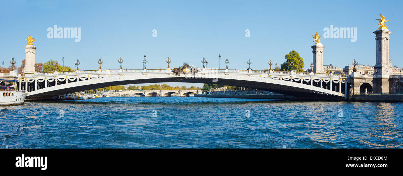 Alexander III Bridge Stock Photo - Alamy