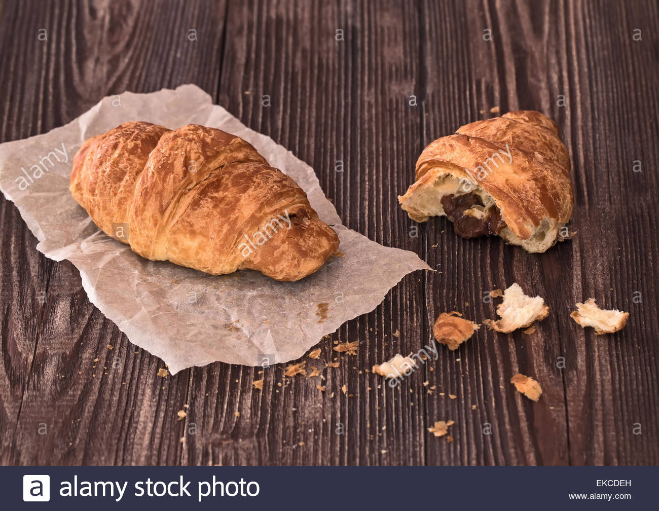 Croissant Crumbs Stock Photos & Croissant Crumbs Stock Images - Alamy
