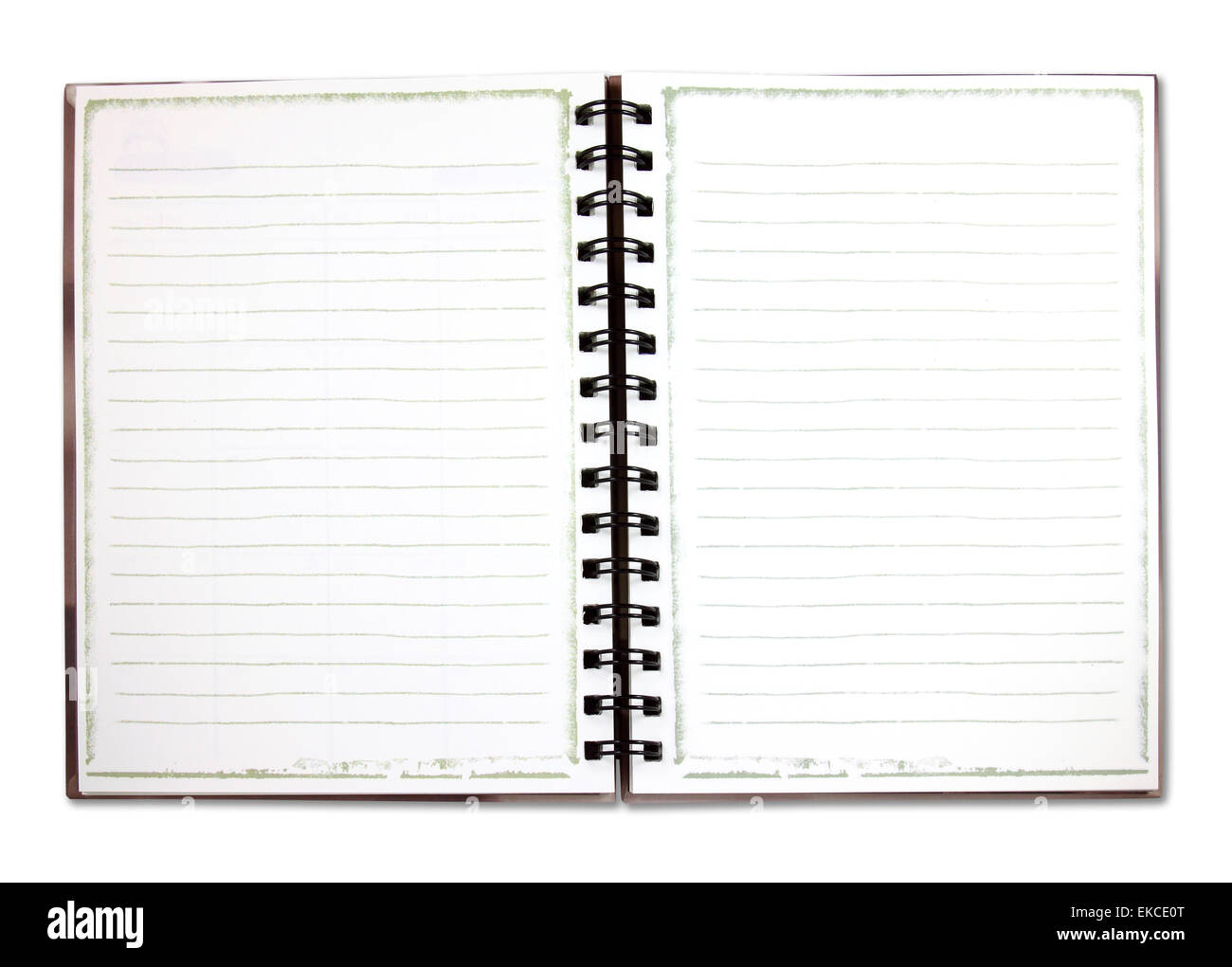 Binder notebook isolated on white Stock Photo - Alamy