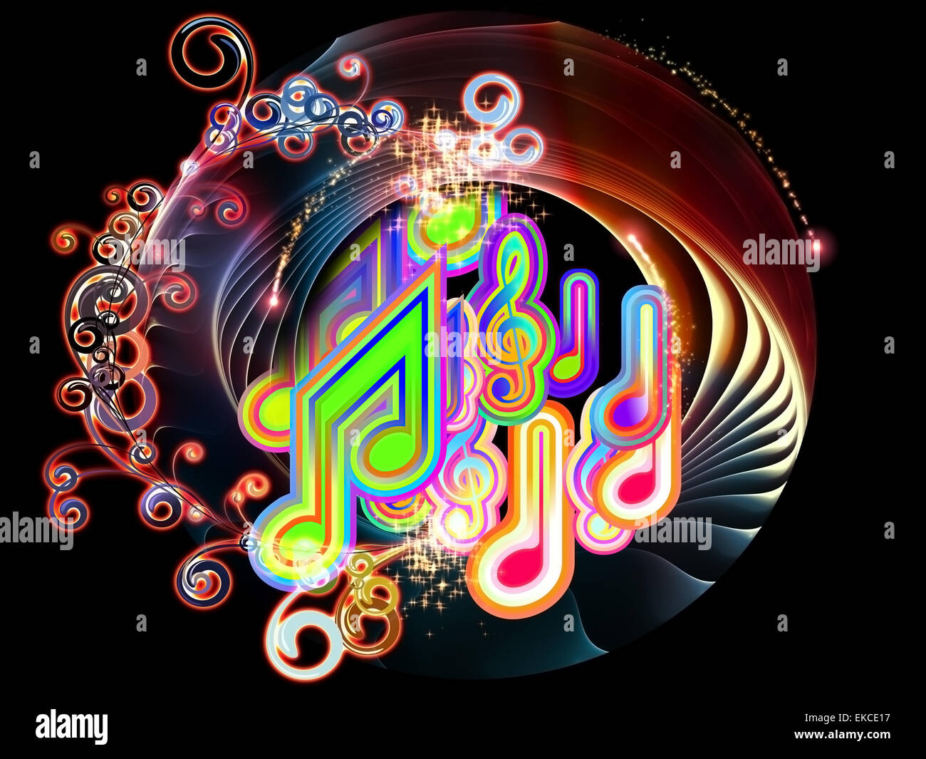 Light of Music Stock Photo - Alamy