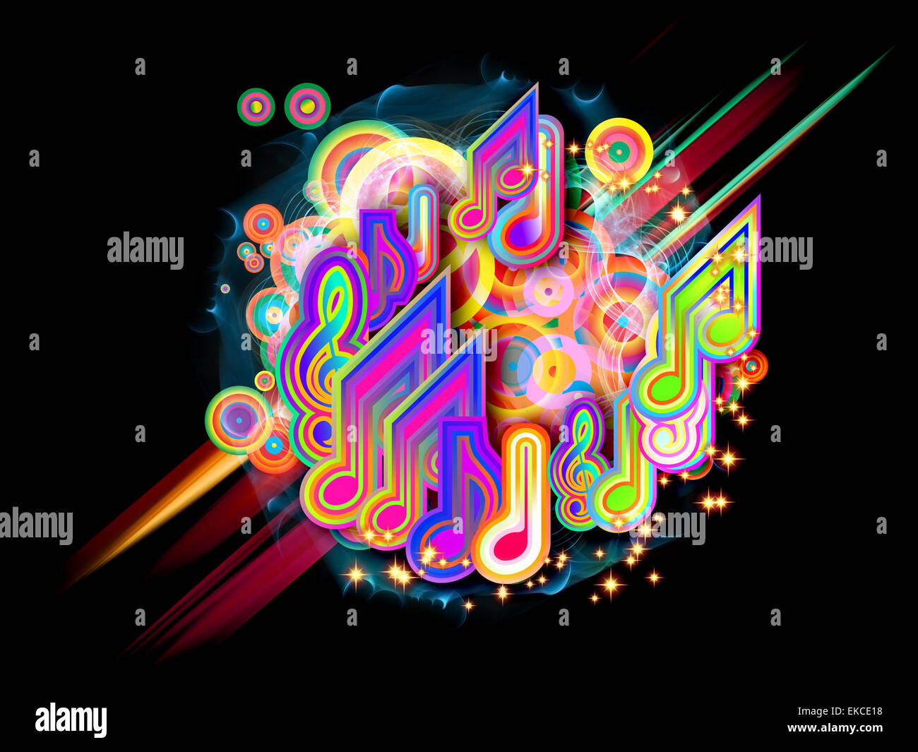 Light of Music Stock Photo - Alamy