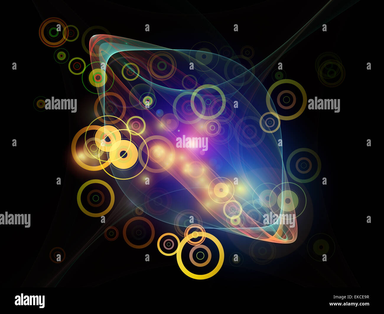 Vivid abstract forms hi-res stock photography and images - Alamy