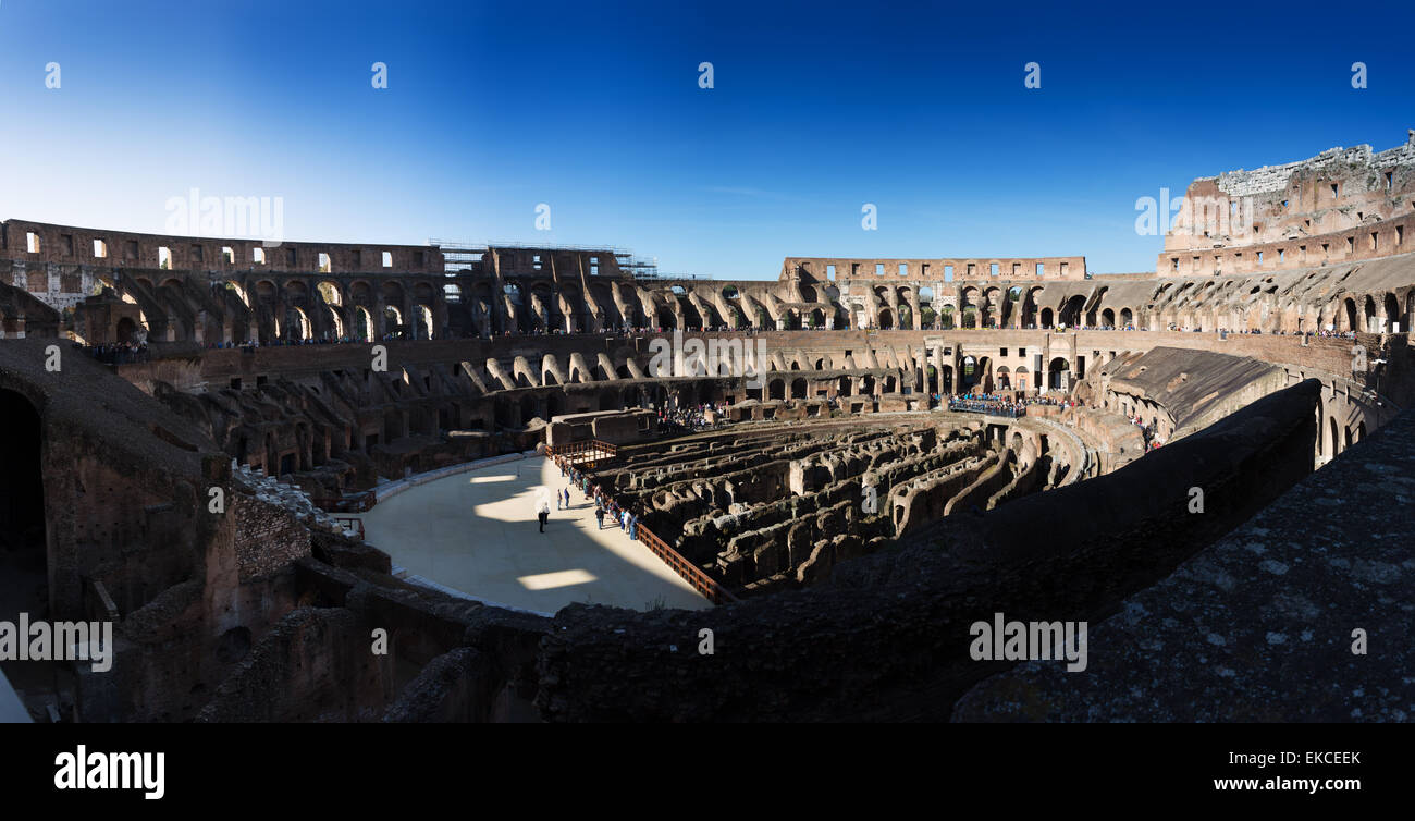Colosseum panorama hi-res stock photography and images - Alamy
