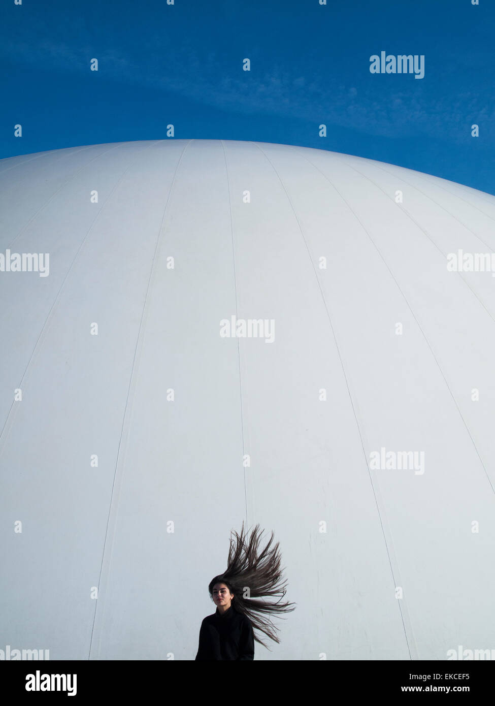 Hair flying in the wind hi-res stock photography and images - Alamy