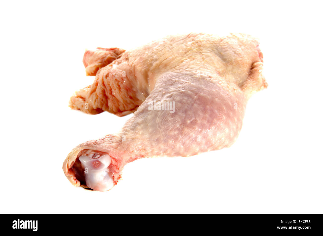 whole raw chicken leg Stock Photo - Alamy