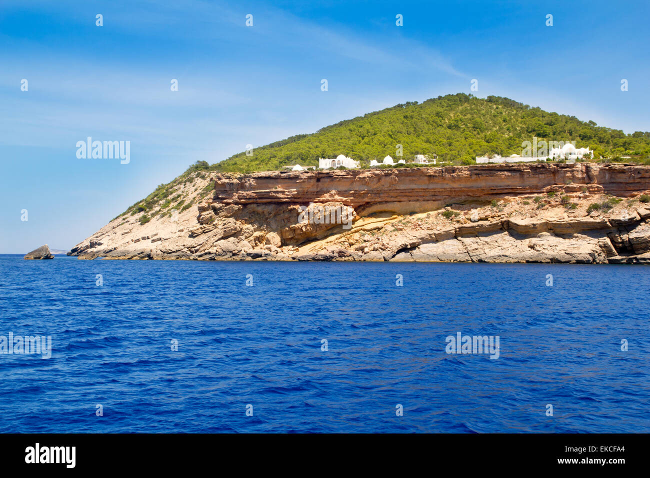 Ibiza Sa Talaia coast in Balearic islands Stock Photo - Alamy
