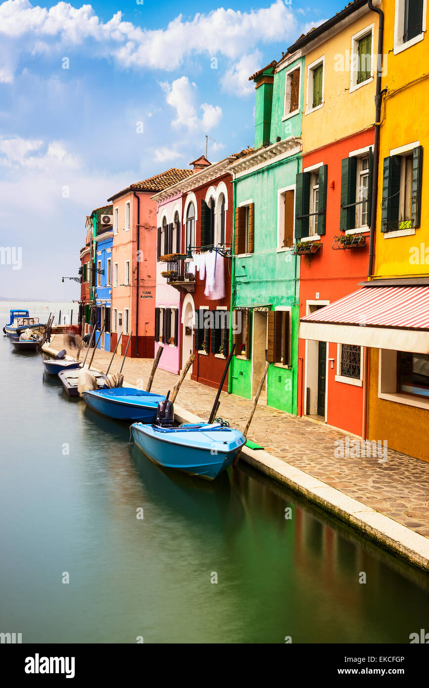 Burano village near Venise Stock Photo - Alamy