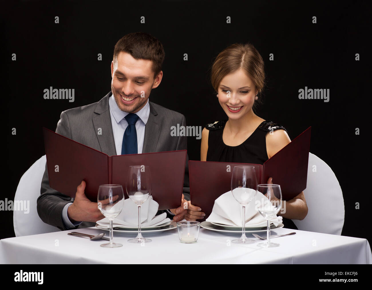 Relationship reading menu menus hi-res stock photography and images - Alamy