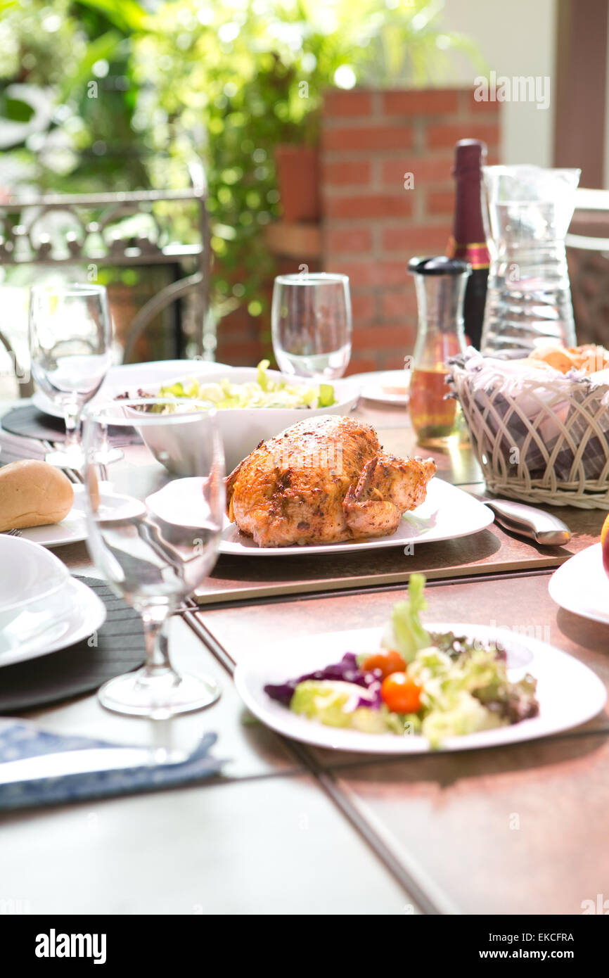 Restaurant dining food plates hi-res stock photography and images - Alamy