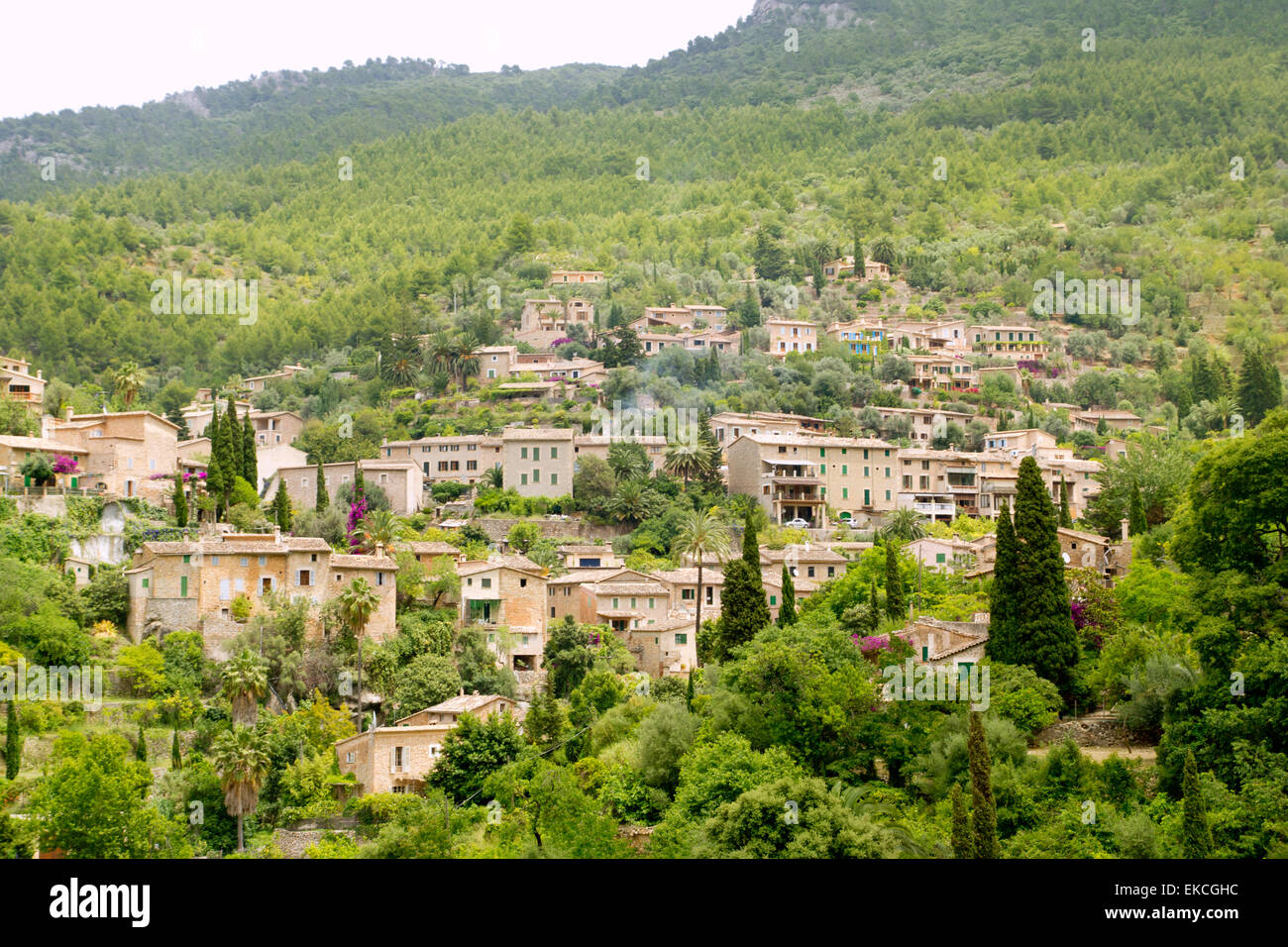 Deia typical stone village in Majorca Tramuntana Stock Photo - Alamy