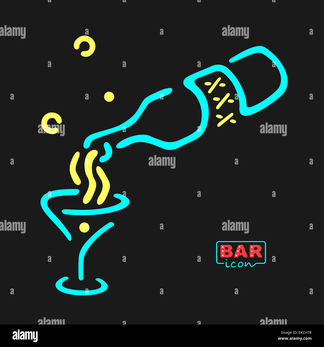 Bar symbol hi-res stock photography and images - Alamy